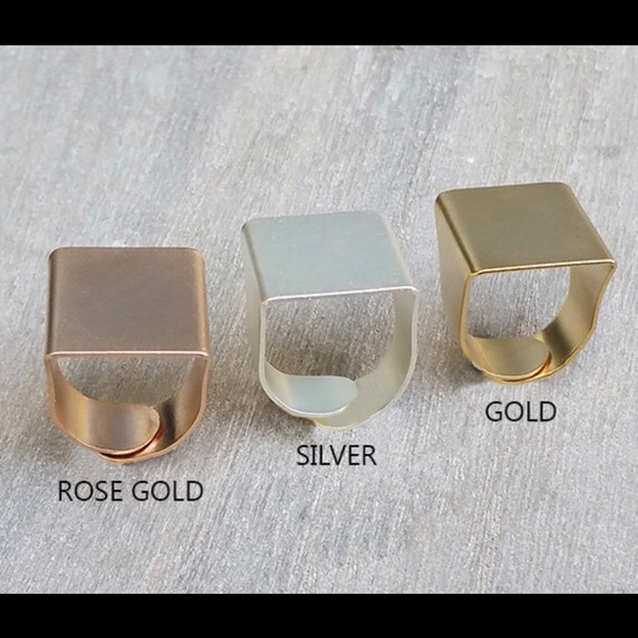 Jewelry | Wide Band Statement Ring Adjustable Fits Most | Poshmark